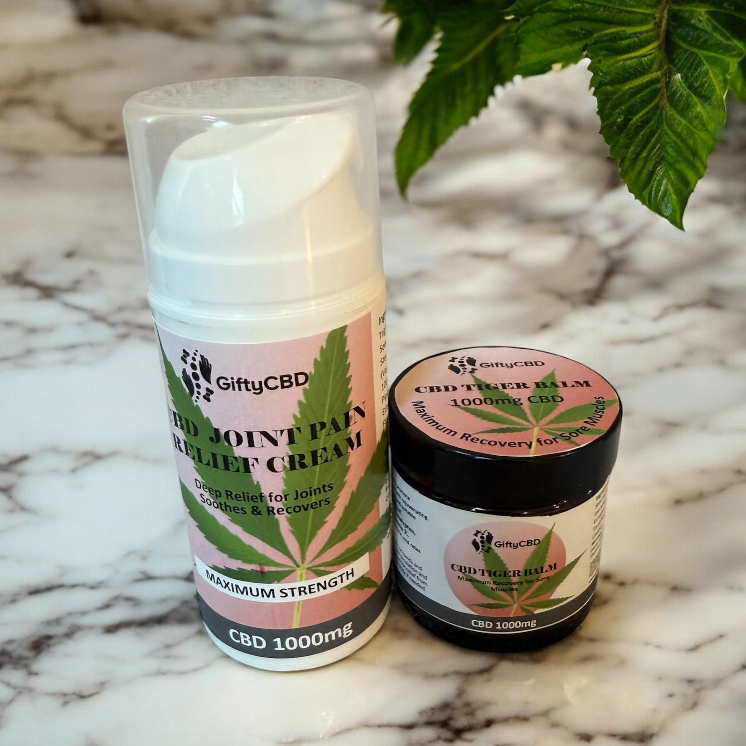 CBD TIGER BALM & CBD JOINT PAIN RELIEF CREAM | DUO PACK – Gifty CBD